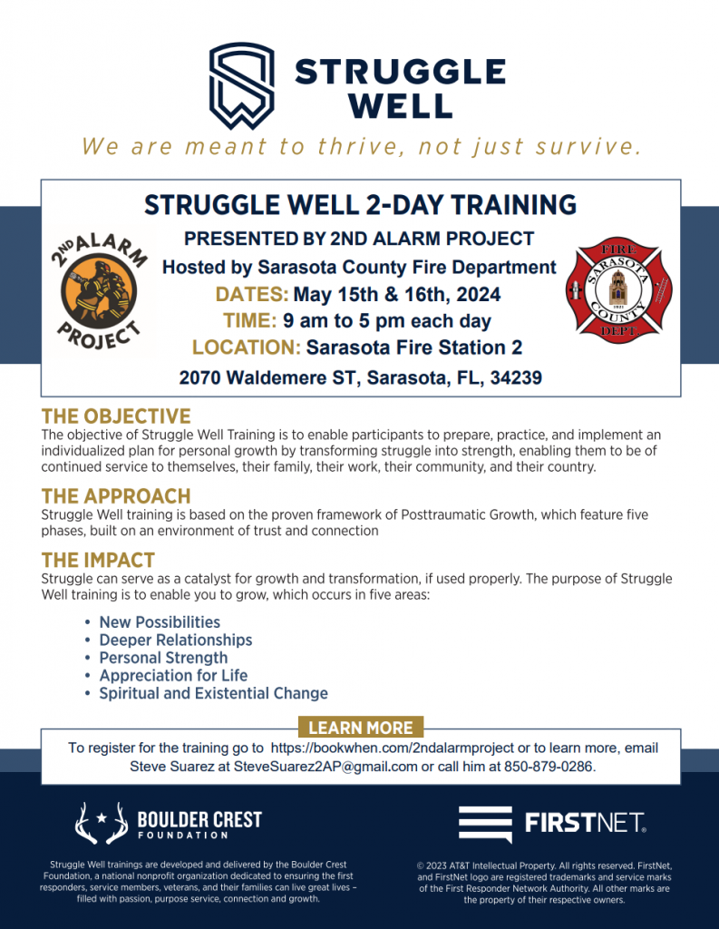 Struggle Well Training - Second Alarm Project
